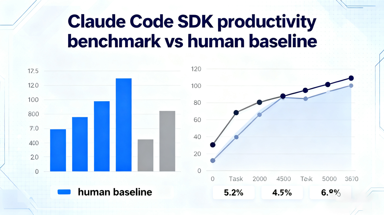 Claude Code SDK productivity benchmark vs human baseline - Skywork ai